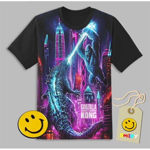 Anime Godzilla Vs Kong 3D Kids Clothes Anime Godzilla Vs Kong 3D Anime ...