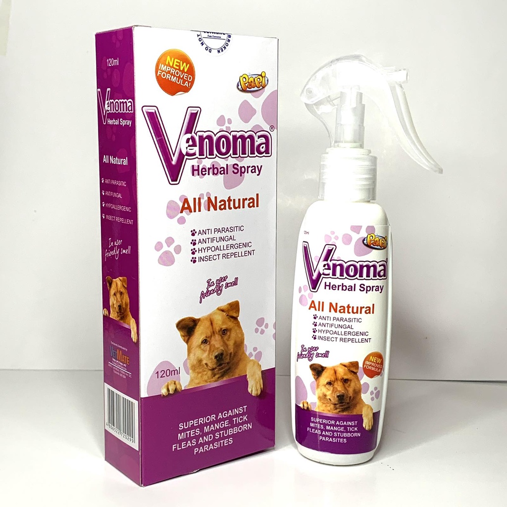[FCR AGRIVET] 1 pc Papi Venoma Herbal Spray All Natural 120ml / Para sa ...