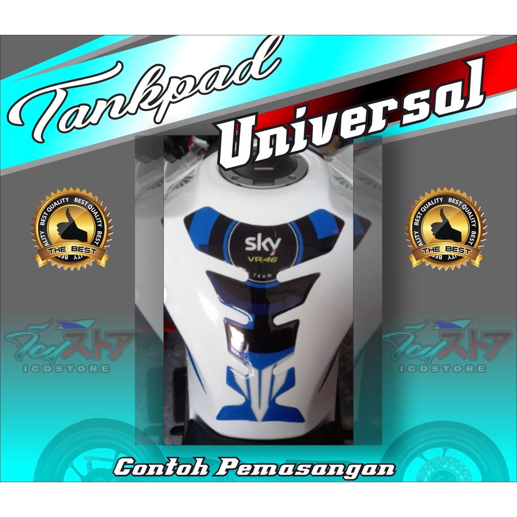 Tankpad UNIVERSAL False Motorcycle/Motorcycle/RESIN/Embossed/ALL ...