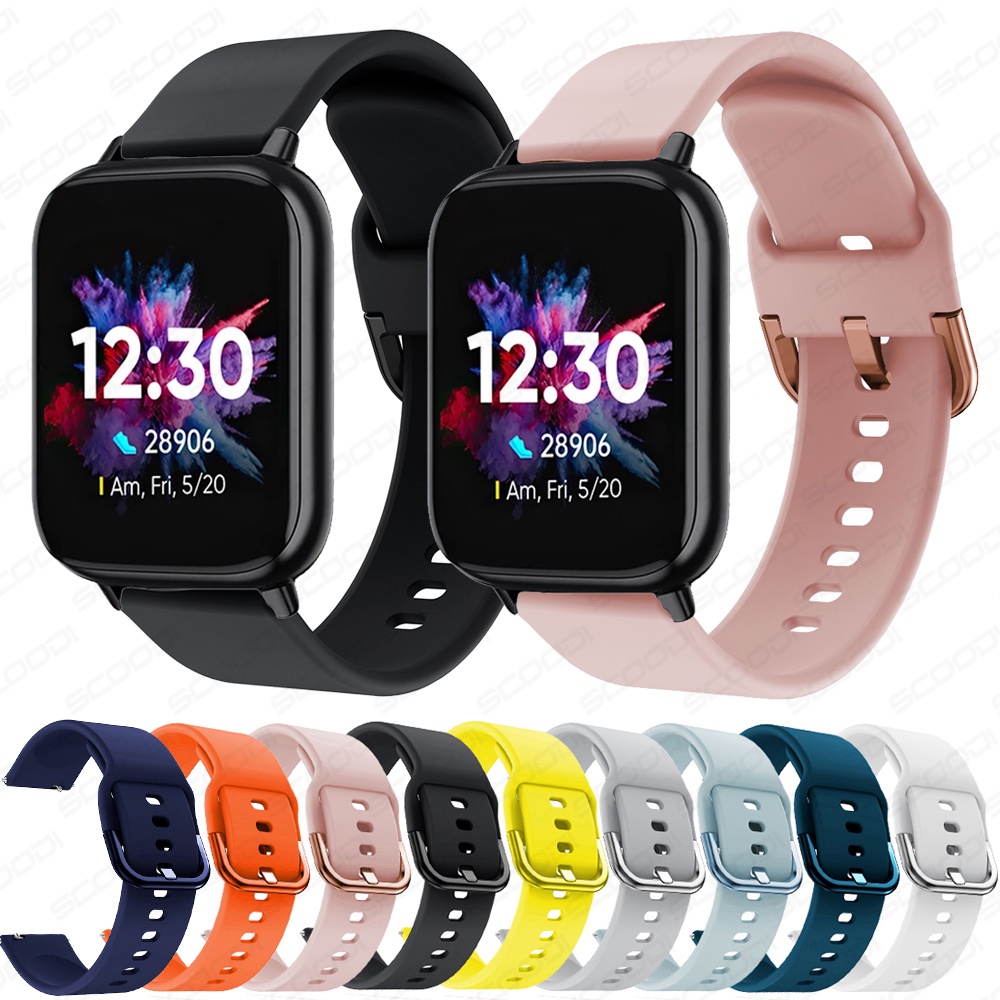 [Value Choice] Silicone Wrist Band Strap For realme DIZO Watch / Watch ...