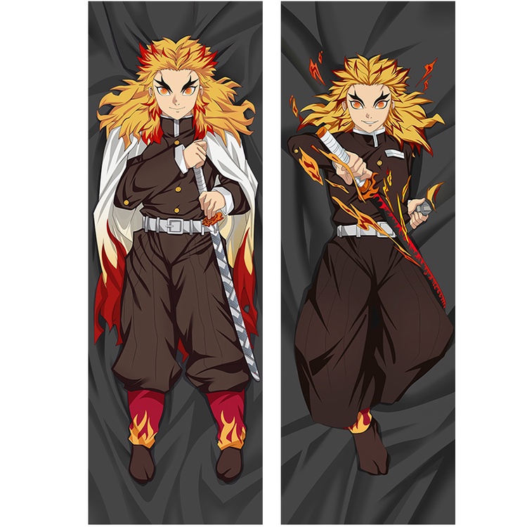 50*150cm Demon Slayer Rengoku Kyoujurou Dakimakura Anime Kimetsu No ...