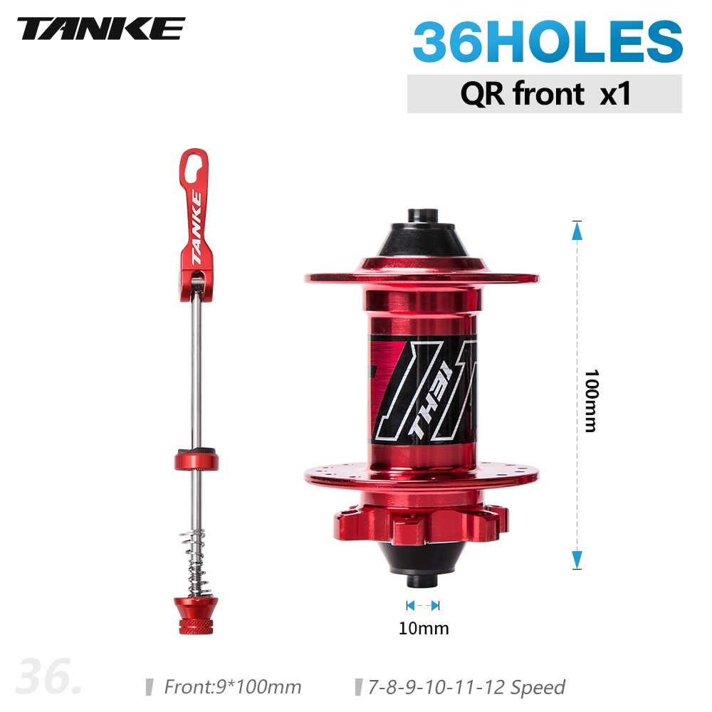 TANKE Bike Hubs 36 Holes 6 Pawls Mtb 36H Hub For Cassette Flywheel 7 8 ...