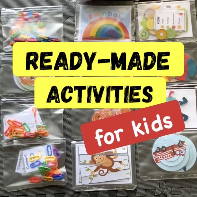 Ready-made Activities for Kids (1-5years old) | Shopee Philippines