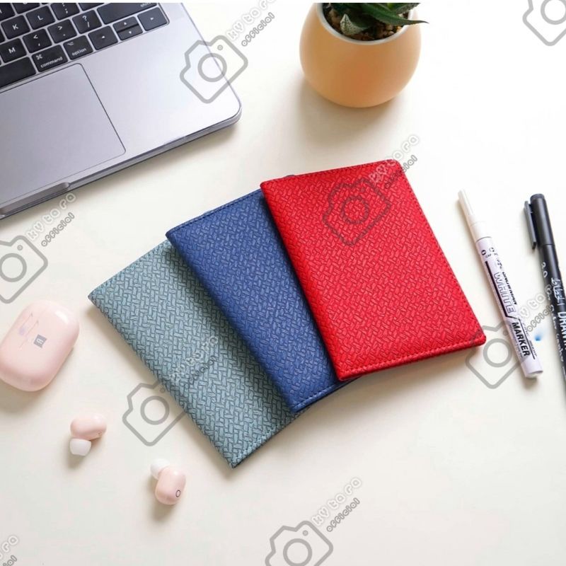 MERAH Visalux Passport Case Cover Travel Book Name IdentityTAG Color ...
