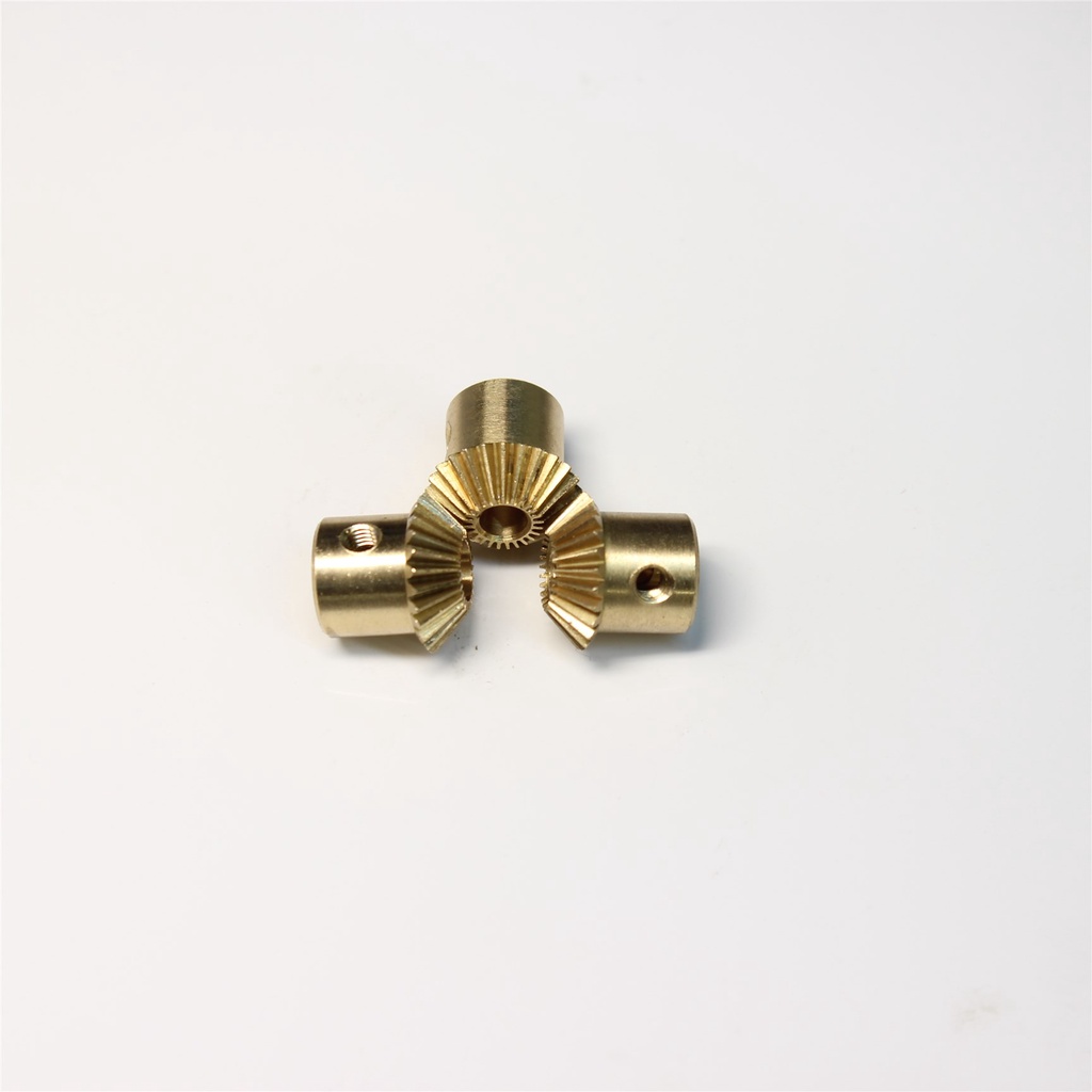 0.5 Modulus Bevel Gear 25 Tooth Aperture 3/4/5 45 Degree Miniature ...