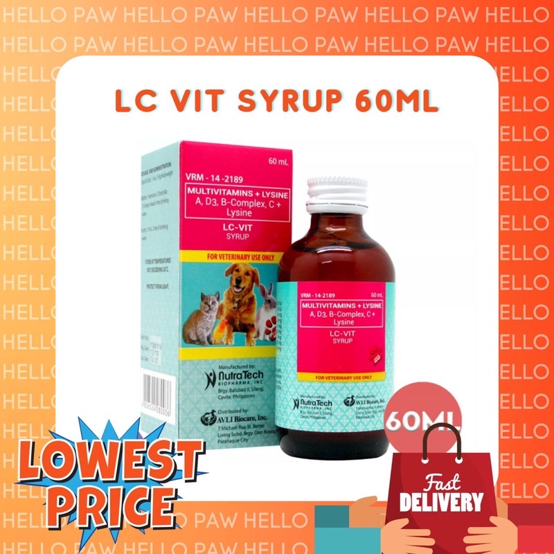 LC Vit 60 ml Multivitamins Syrup | Shopee Philippines