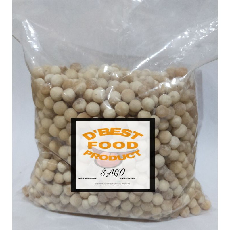 1kg sago or tapioca pearl for sale large size | Shopee Philippines
