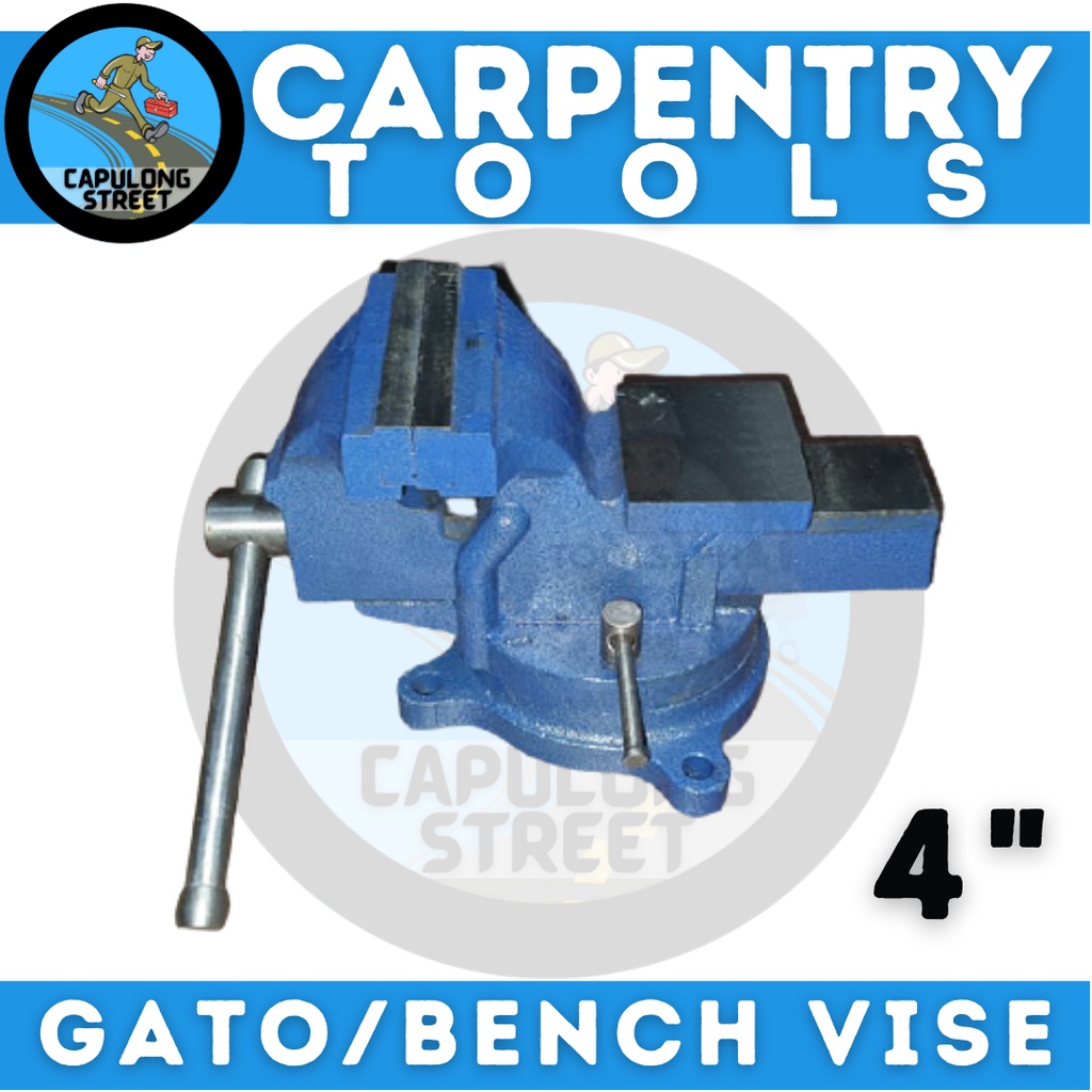 Capulong Street Bench Vise 4" With Anvil Gato With Anvil 4" Heavy Duty ...