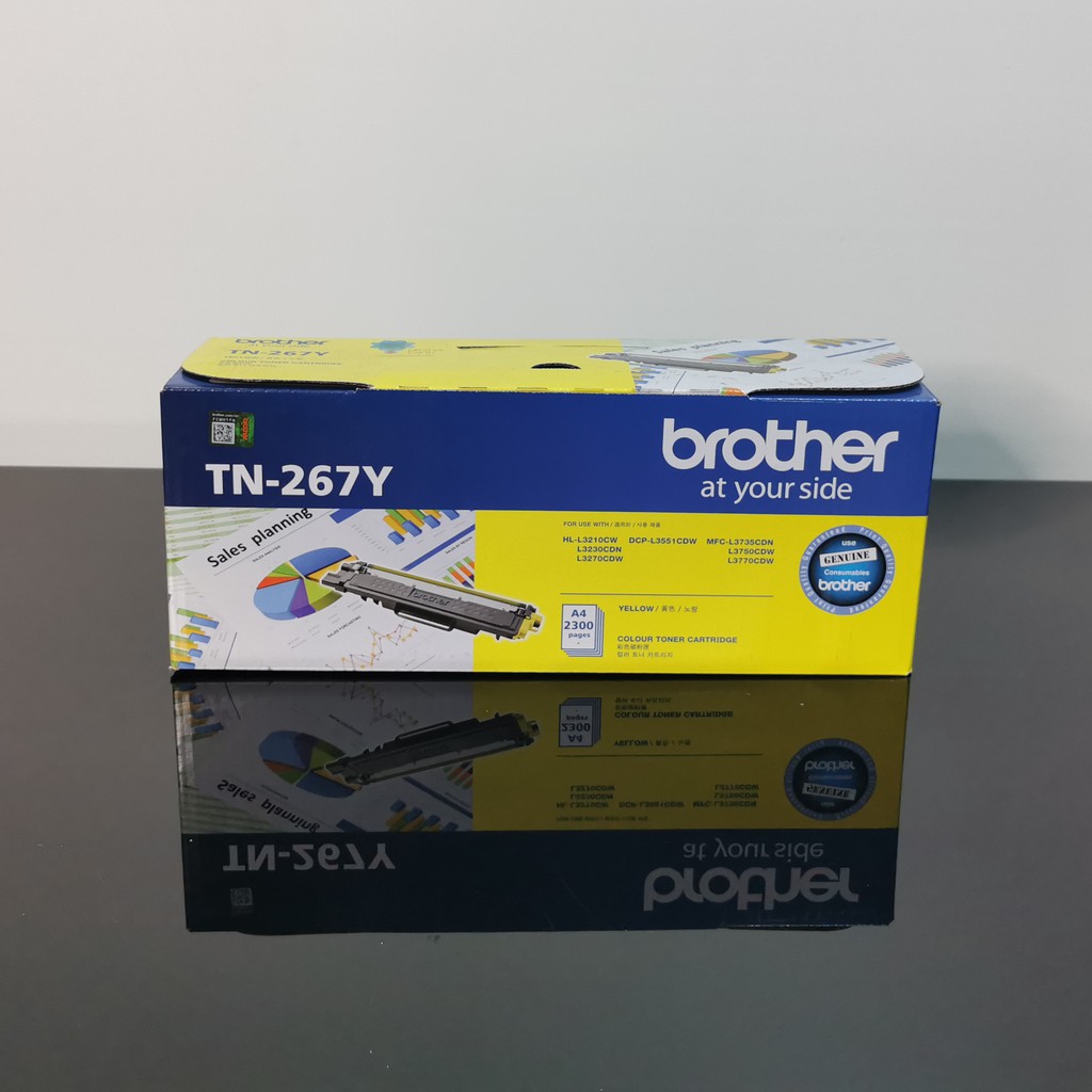 Brother TN-267 Original Color Toner Cartridge Black, Cyan, Magenta ...