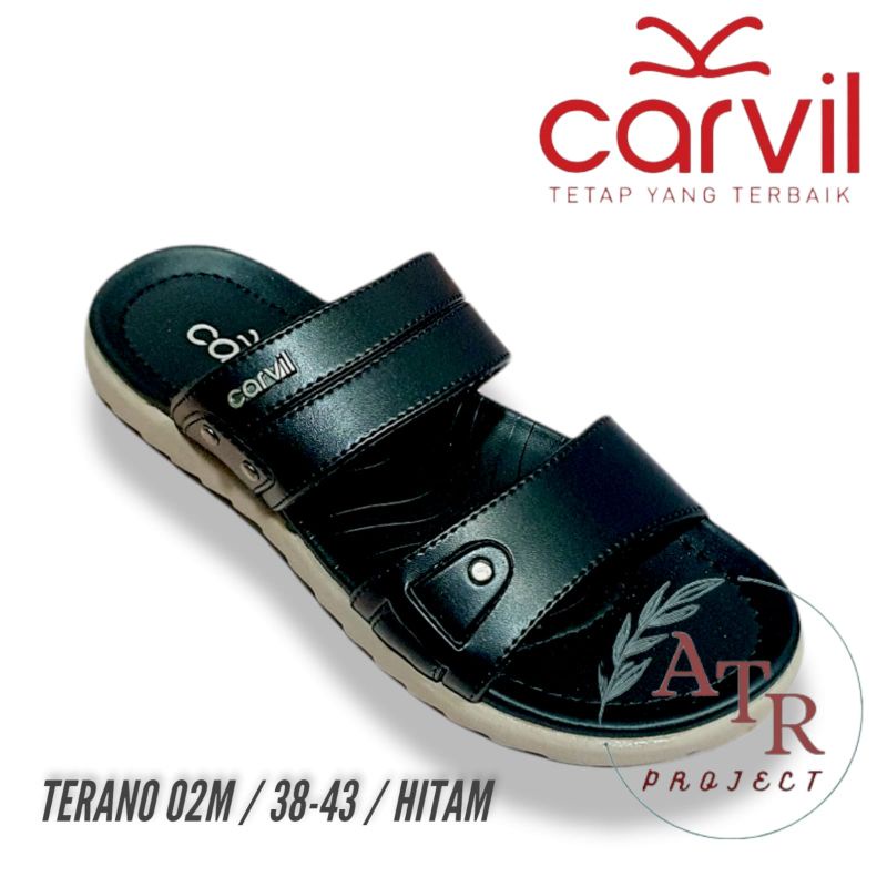 Carvil Brand Men's Slides Sandals (Terano 02M) | Shopee Philippines