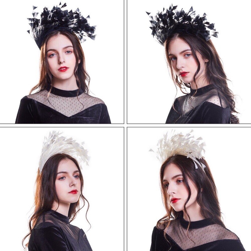 EMS Women's Vintage Mesh Net Headband HB1 9X9 Size | Shopee Philippines