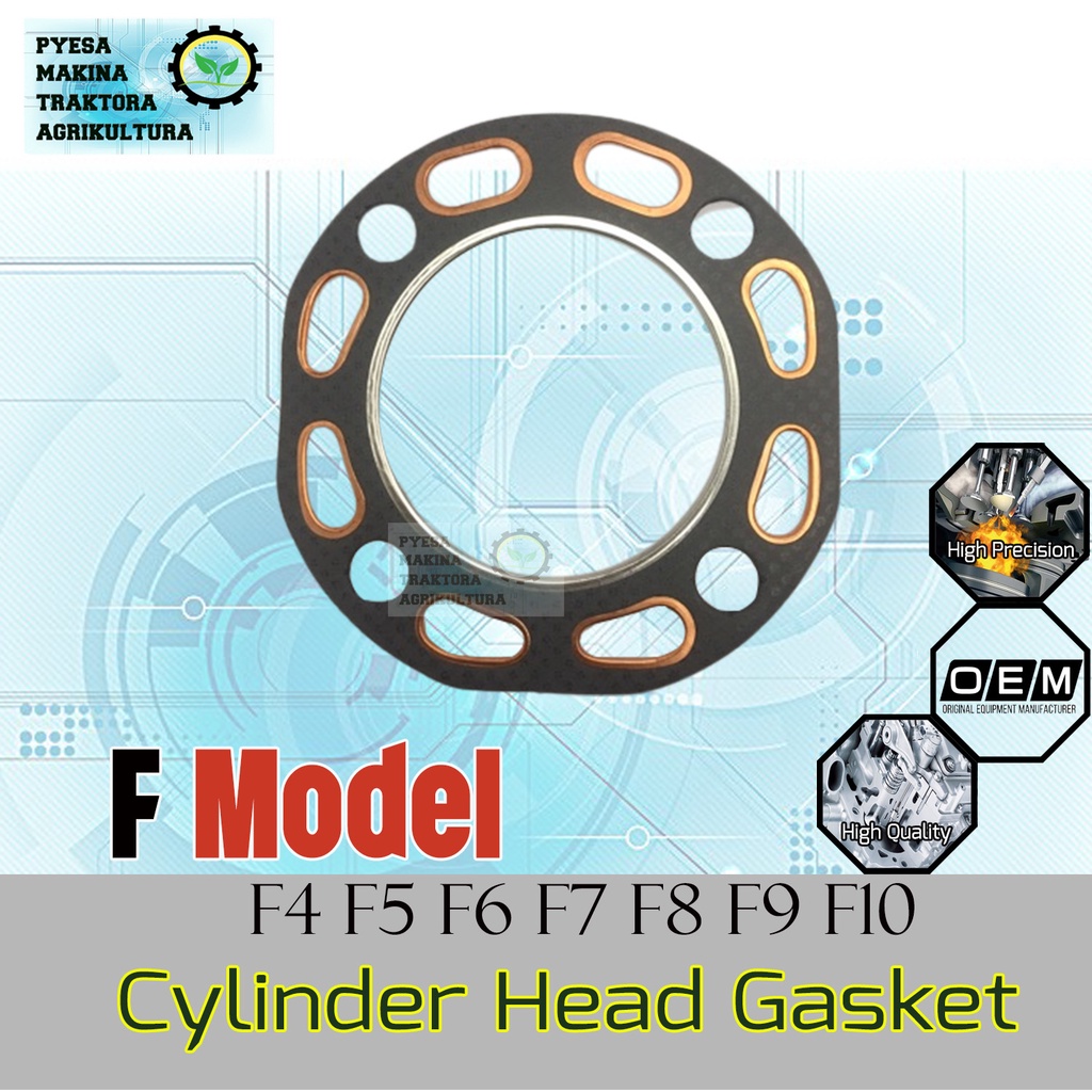 Cylinder Head Gasket F4 F5 F6 F7 F8 F9 F10 F Model Yanmar Diesel Engine ...