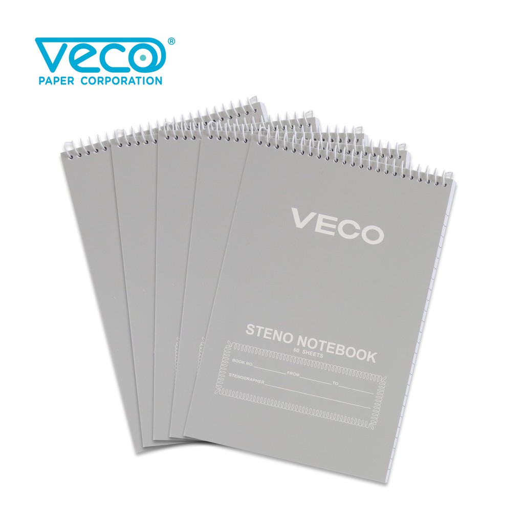 Veco Steno Notebook 60lvs 6x9in 1 color/set of 5 (colors variants: Gold ...