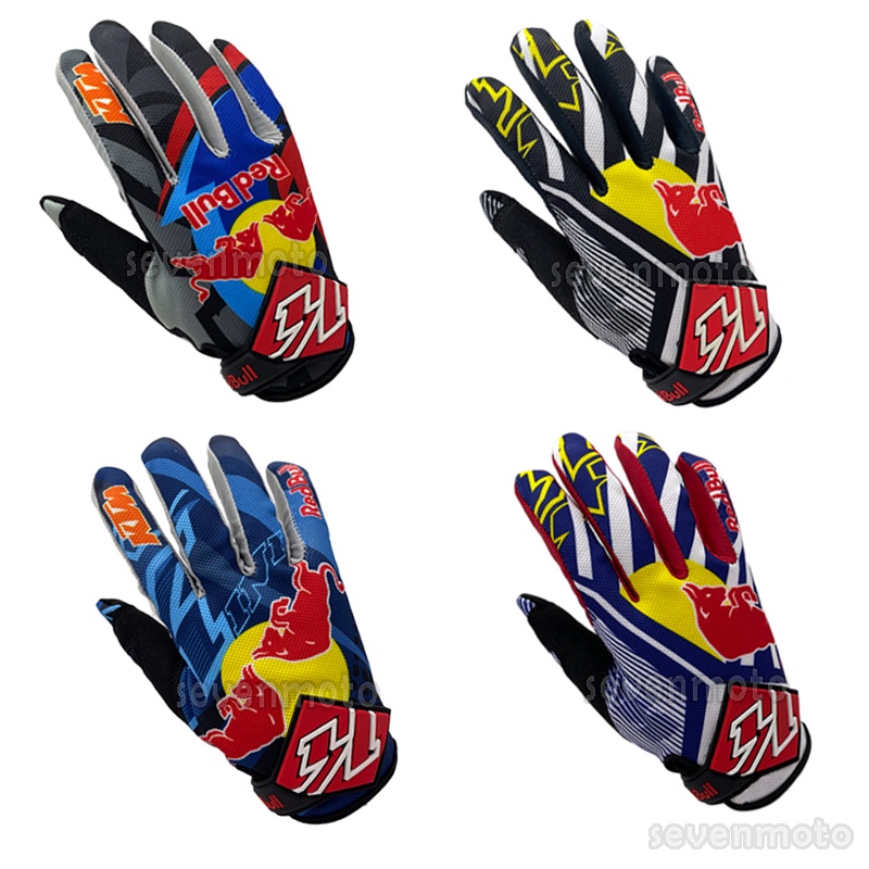 Spot!!Redbull Motorcycle Gloves Mountain Bike Bicycle Motorcross ...