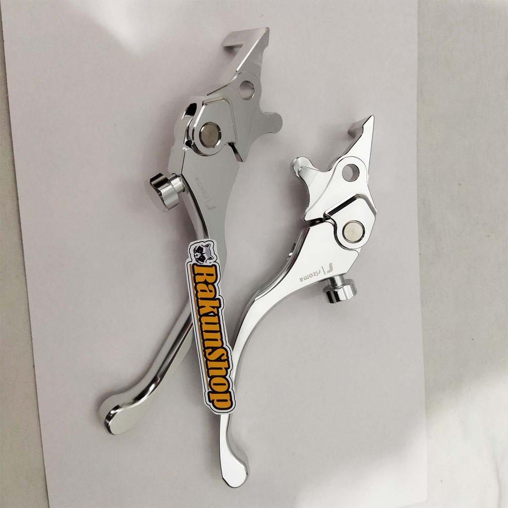 NMAX version 1 & 2 SILVER Brake lever Rizoma Plug and play Yamaha NMAX ...