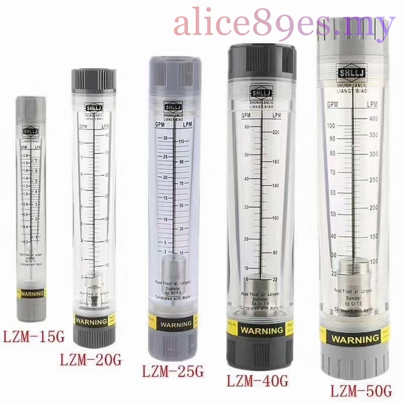 Tube Type Flow Meter for Liquid Pipeline Flowmeter (Male /Female ...