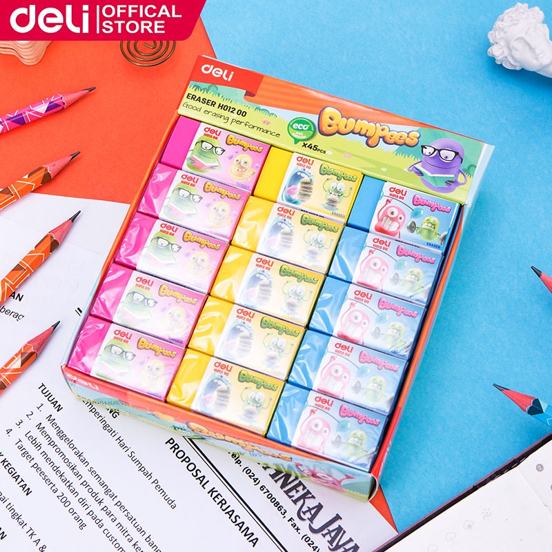 Deli EH01200 Small Cartoon Theme Eraser (Mixed) | Shopee Philippines