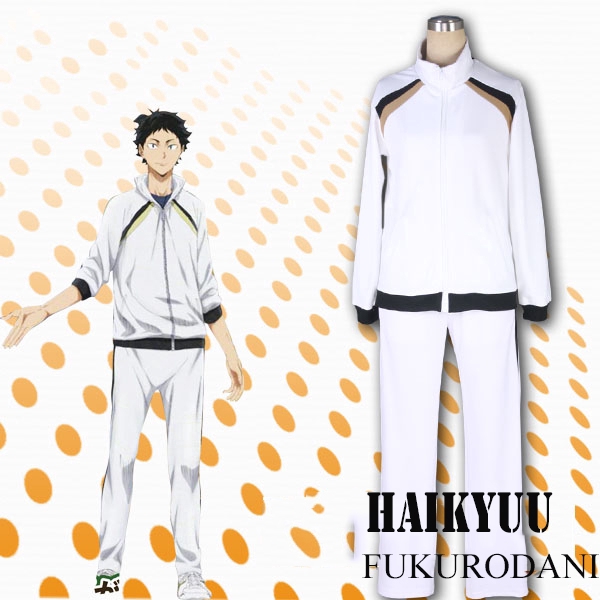 Haikyuu!! Cosplay Costume Fukurodani High School Coat Jacket Sport ...