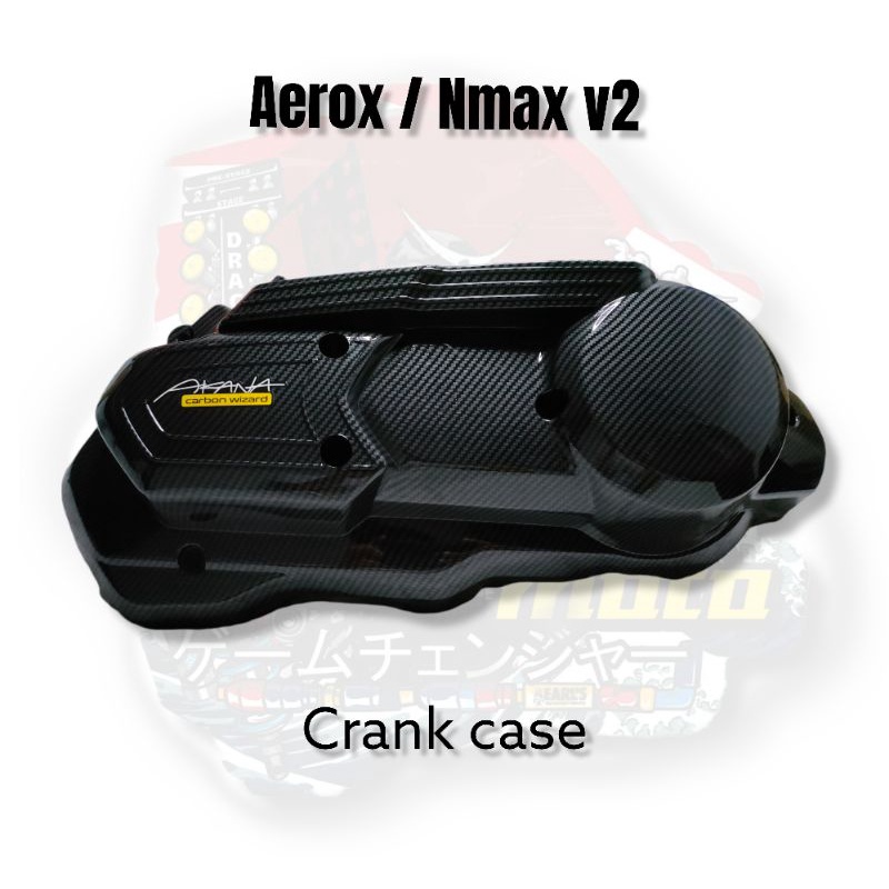 NEW! Aerox v2 carbon set! Crank case , airbox , radiator cover , heat ...
