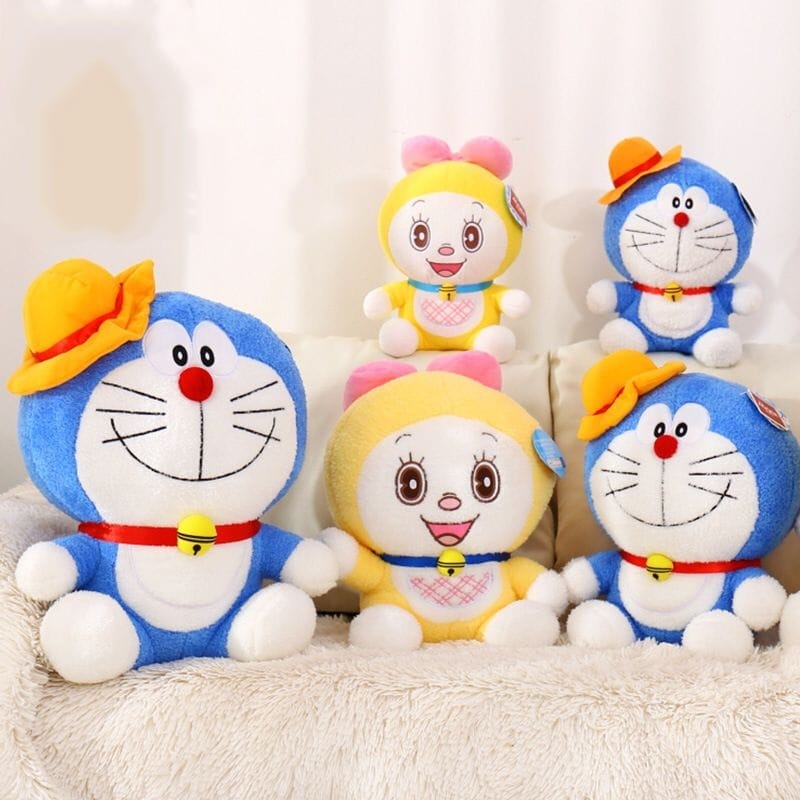 Doraemon & Dorami Soft Toy Plush Doraemon Tinkerbell & Doraemon ...