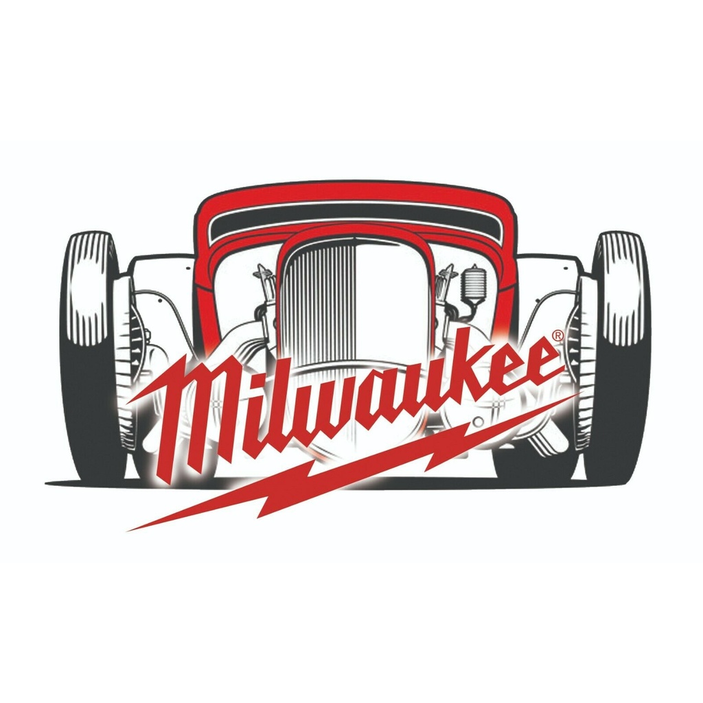 MILWAUKEE TOOLS STICKER DECAL GARAGE ROD MECHANIC GLOSSY LABEL TOOL BOX ...