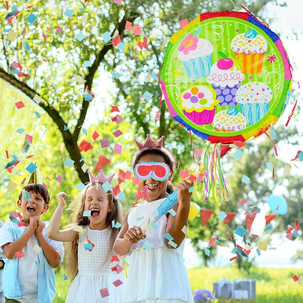 Pinata Party Pull And Fold Children's Birthday Party Games Props ...