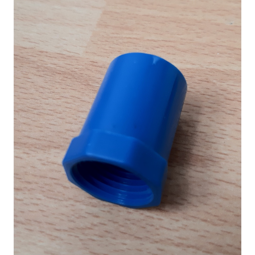 PVC Blue Female Threaded Adapter 1/2" & 3/4" | White 1/2" & 3/4 ...