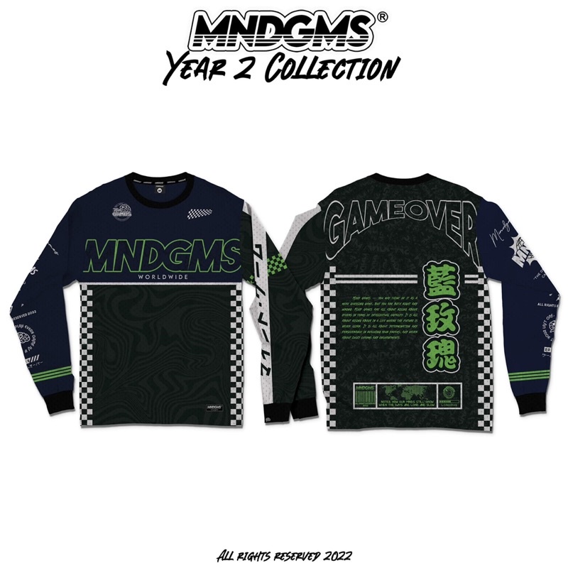 MNDGMS Y2 Rider Full subli long sleeve | Shopee Philippines