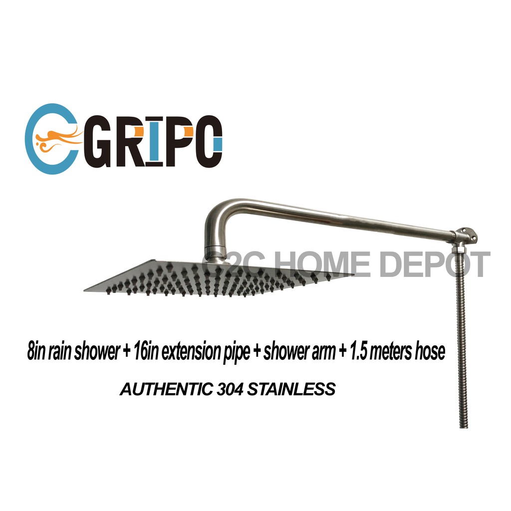 GRIPO High quality pure sus304 stainless 4 in 1 shower set GP500SS ...