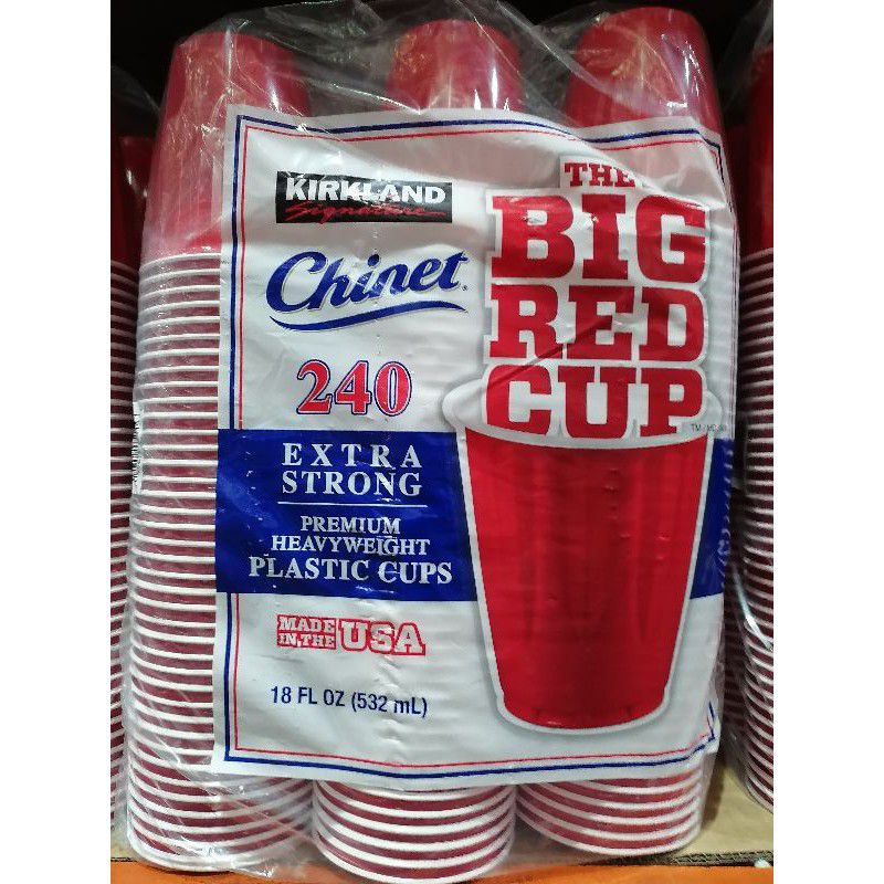 Kirkland Chinet Big Red Cup (Min. Order 10 PCS Big Red Cup) | Shopee ...