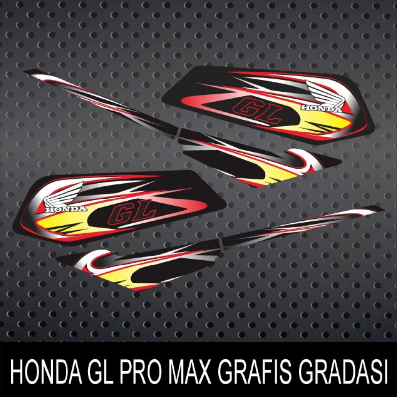 Sticker striping Variation GL PRO MAX Gradation Graphic | Shopee ...