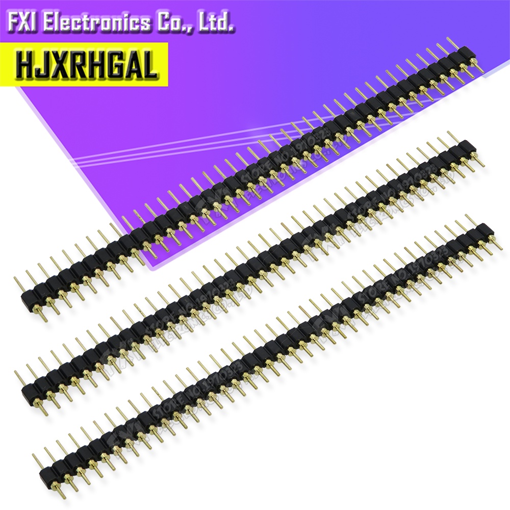 5PCS 40P Header Strip Male Header Single Row 40 Pin 2.54mm Pin ...