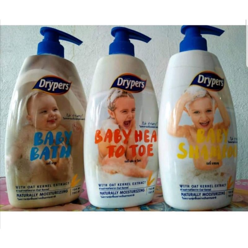 Drypers Baby wash/shampoo/Head to toe | Shopee Philippines