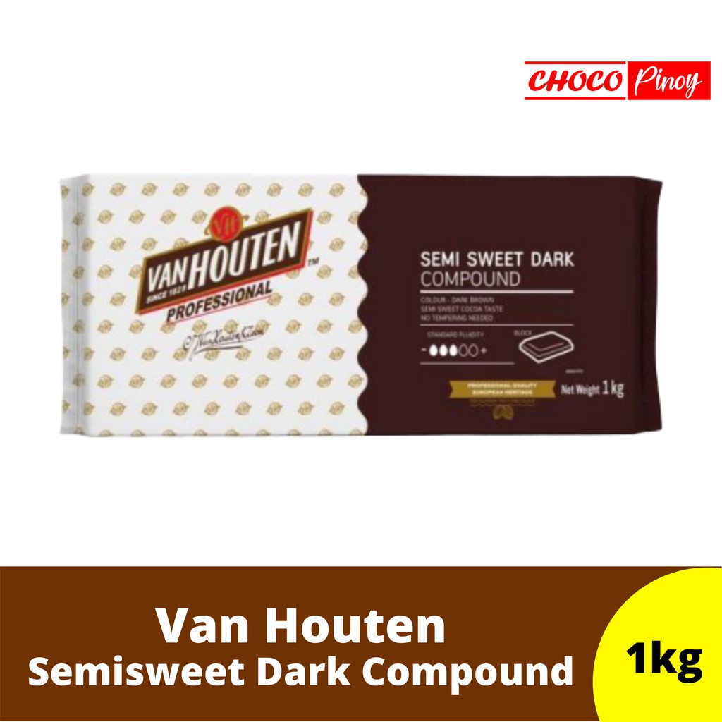 Choco Pinoy Van Houten Semisweet Dark Compound | Shopee Philippines