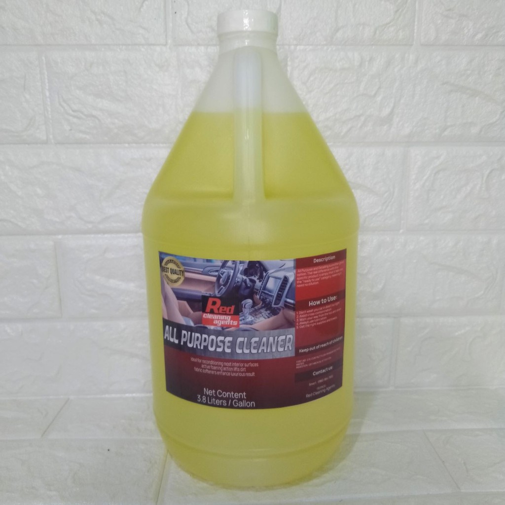 All Purpose Cleaner (Gallon) (Red Cleaning Agents) | Shopee Philippines