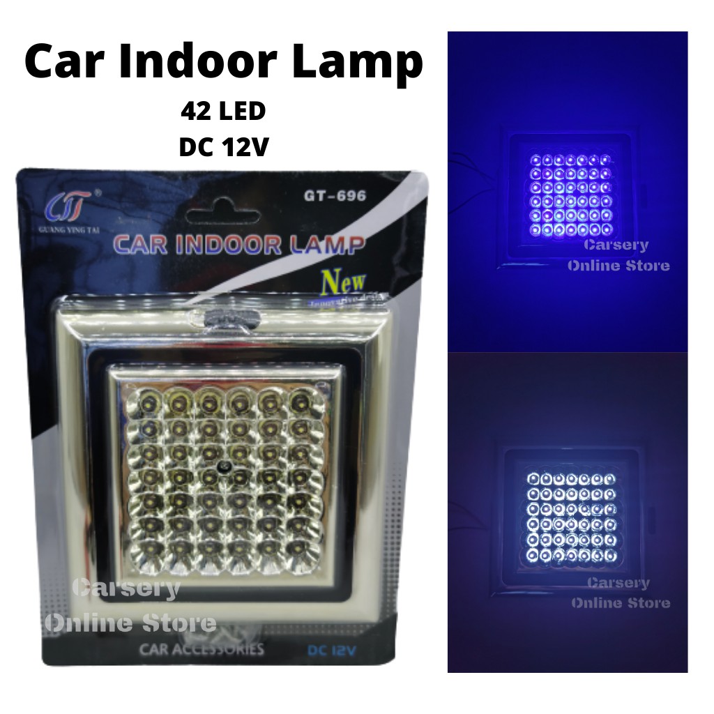 42 LED Car Room Lamp Car Indoor Lamp DC 12V (1 Pc) | Shopee Philippines