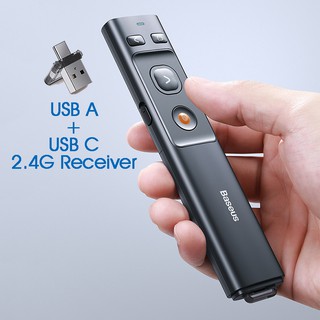 Wireless PowerPoint Presentation Clicker Baseus PPT Remote Control, 2 ...