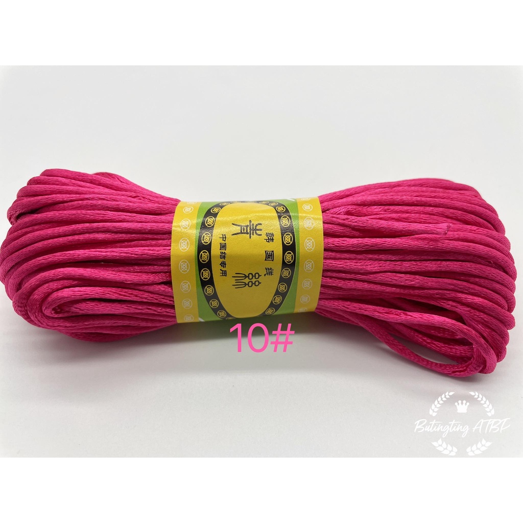 20 Yards/ bundle 2.5mm Polyester Braided Long Rope DIY Chinese Knot ...