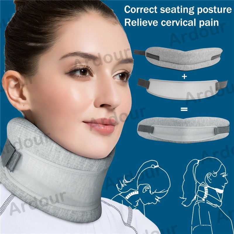 Adjustable Neck Brace Foam Cervical Collar Support Stretcher Pain ...