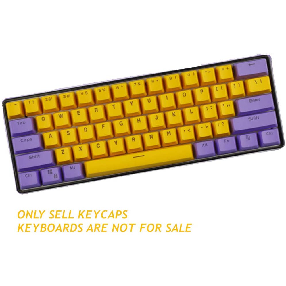 RK 61 Keycaps PBT Material OEM profile Backlit Two-Color Mechanical ...