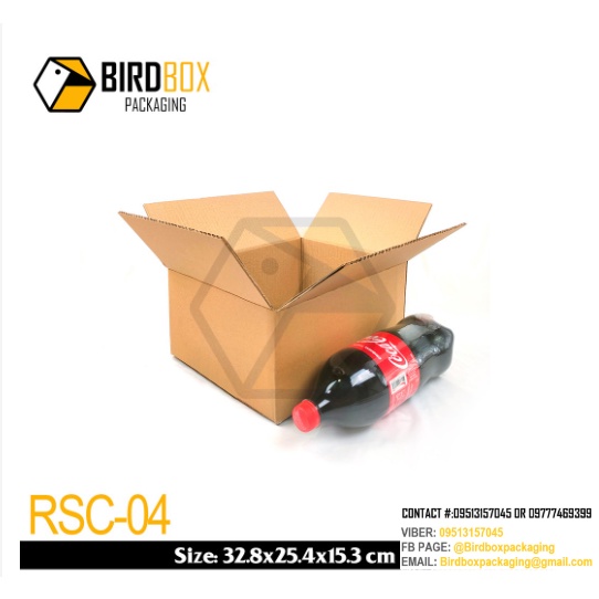 Birdbox Brown Kraft Corrugated I Shipping Box I Regular Box I RSC Box RSC04 | Shopee Philippines
