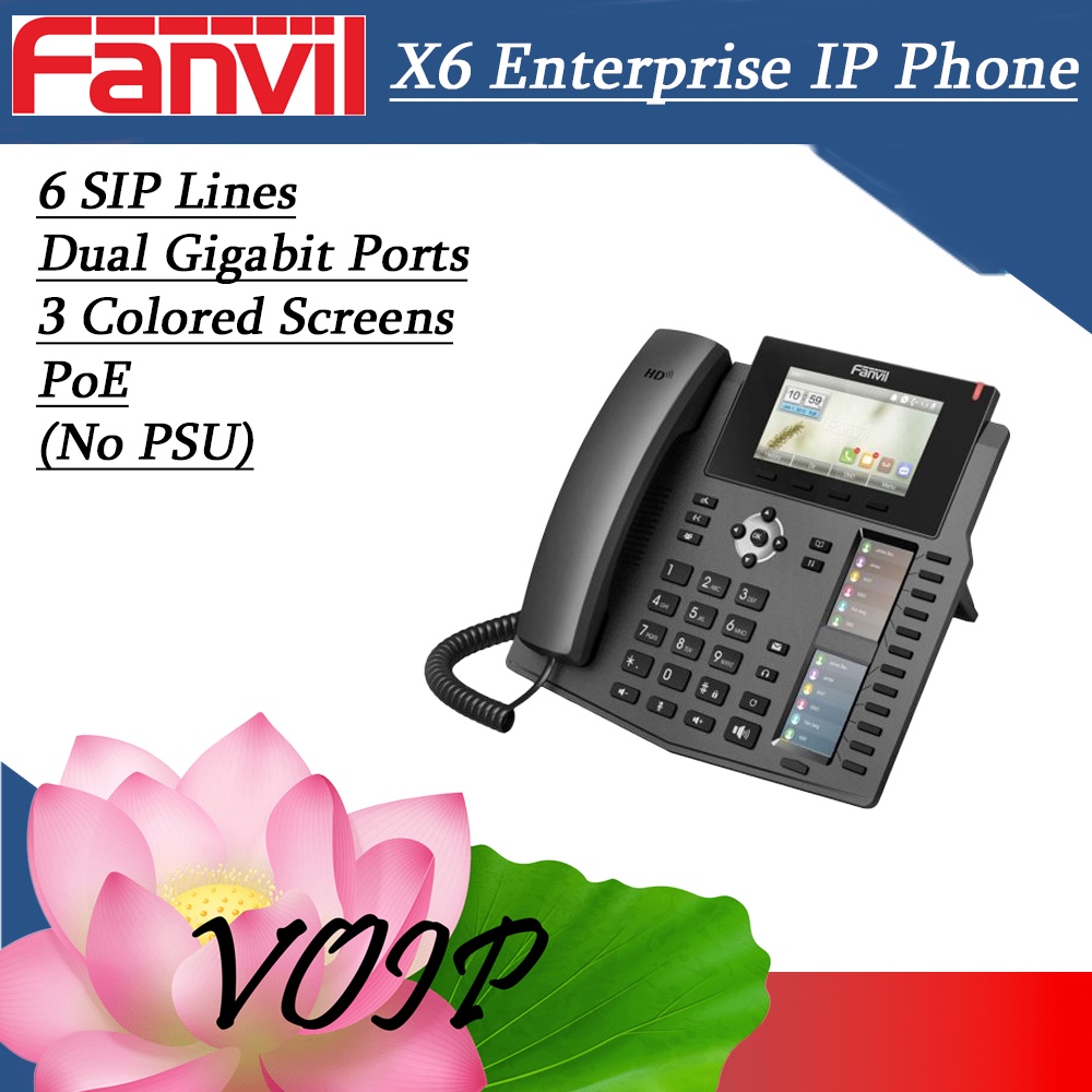 Fanvil X6 Enterprise IP Phone no PSU (VAT INC PRICE) | Shopee Philippines