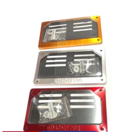 UNIVERSAL ALLOY MOTOR LISCENSE PLATE NUMBER FRAME SMALL COD | Shopee ...