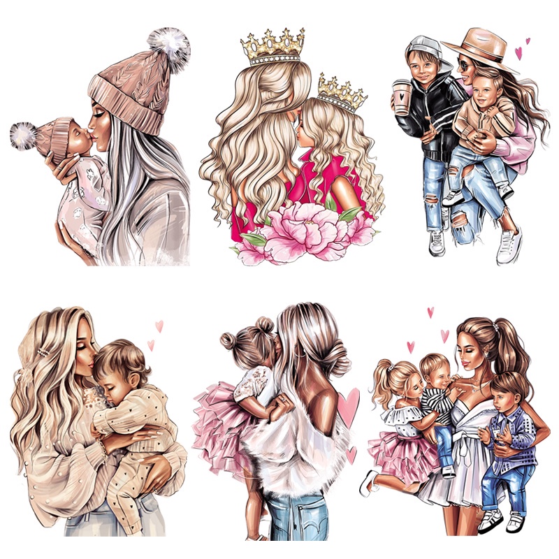 Iron On Patches For Clothes Woman Jeans T-shirt Stickers Heat Transfer ...