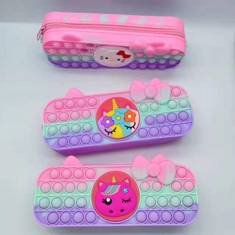 POP IT PENCIL BOX/POP IT PENCIL CASE CUTE PICTURES | Shopee Philippines