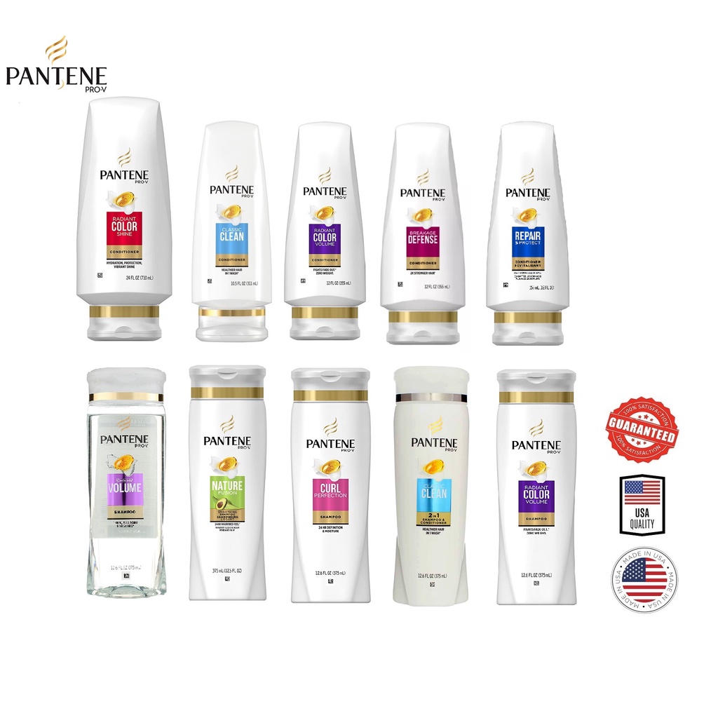 PANTENE PRO-V Shampoo 375mL or Conditioner 355mL / 710mL | Shopee ...