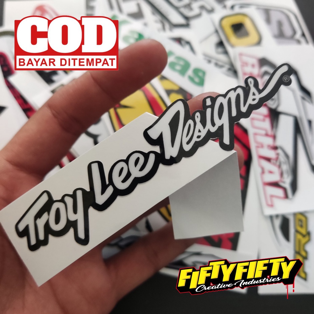 TROY LEE DESIGNS Cut Print Stickers Glossy Lamination Printing Stickers ...