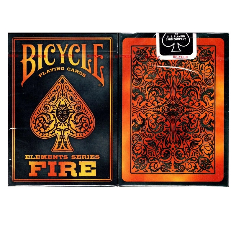 Bicycle Fire Elements Series Playing Cards Deck USPCC Poker Collection Card Games Magic Tricks ...