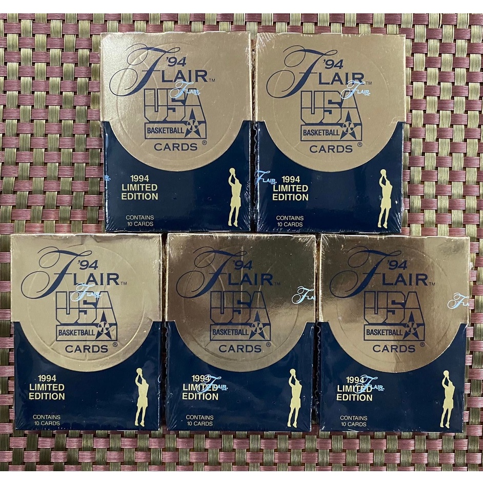 1994 FLAIR USA BASKETBALL NBA PACKS - SEALED AND UNOPENED | Shopee ...