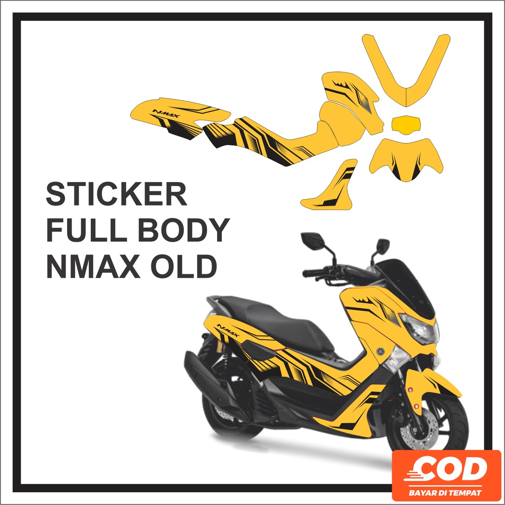 Old Nmax Motorcycle Decal Sticker Sticker n max N-Max motorbike sticker ...